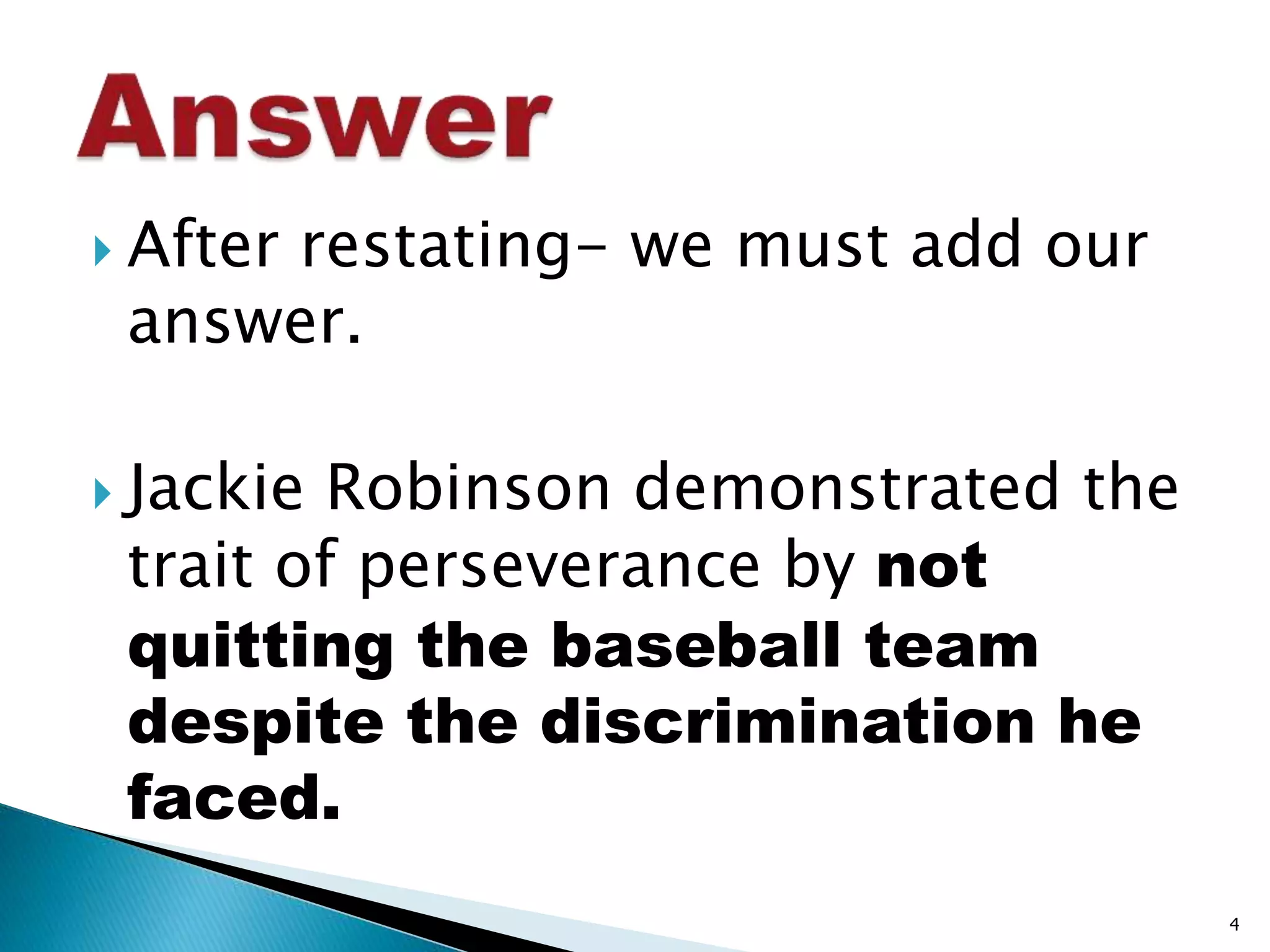 ACE Short Answer Strategy | PPTX