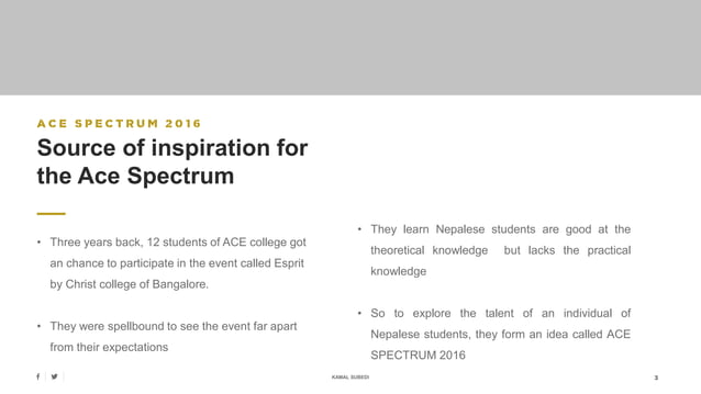 Ace Spectrum | PPT