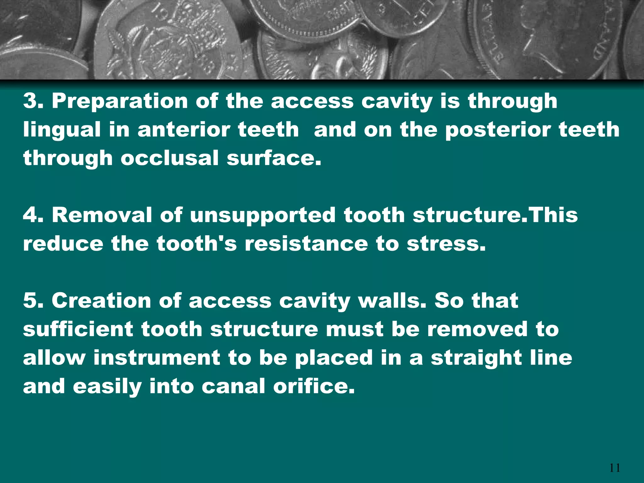 Access cavity preparation | PPT