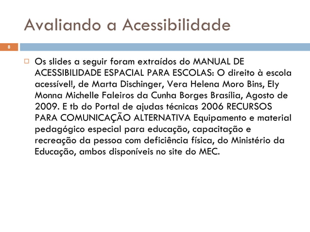 Acessibilidade | PPT