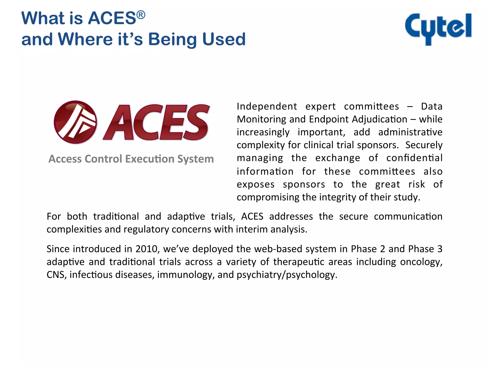 ACES - What is ACES And Who is Using It | PDF