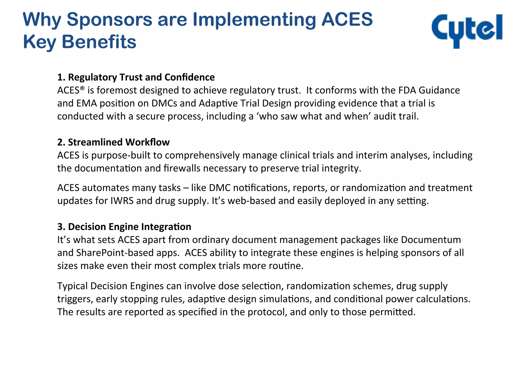 ACES - What is ACES And Who is Using It | PDF