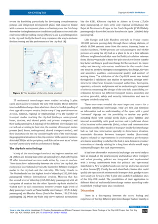 Creating Sustainable and Efficient Transport Interchanges: Some ...