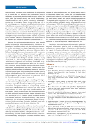 Road Rage: Where to Go?_Crimson Publishers | PDF | Auto Safety | Automotive