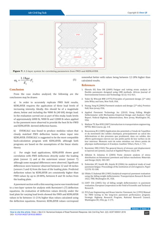 Numerical Analysis of Road Pavement Response_Crimson Publishers | PDF