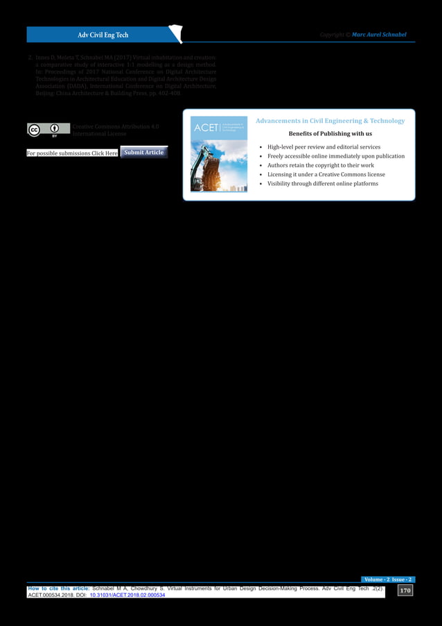 Virtual Instruments For Urban Design Decision Making Process Crimson Publishers Pdf