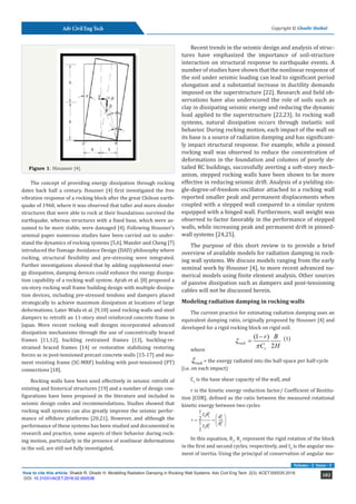 Modelling Radiation Damping in Rocking Wall Systems_Crimson Publishers ...