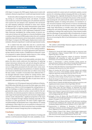 Modelling Radiation Damping in Rocking Wall Systems_Crimson Publishers | PDF