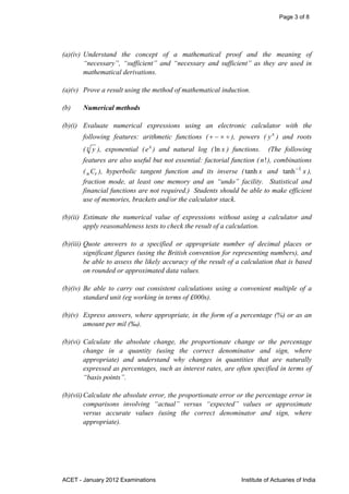 Acet syllabus 1 fac | PDF