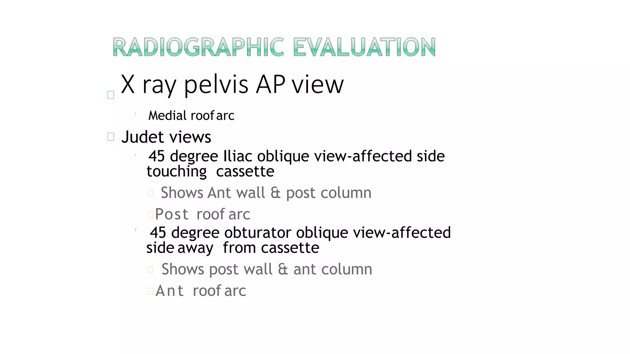 Acetabular fracture new | PPTX