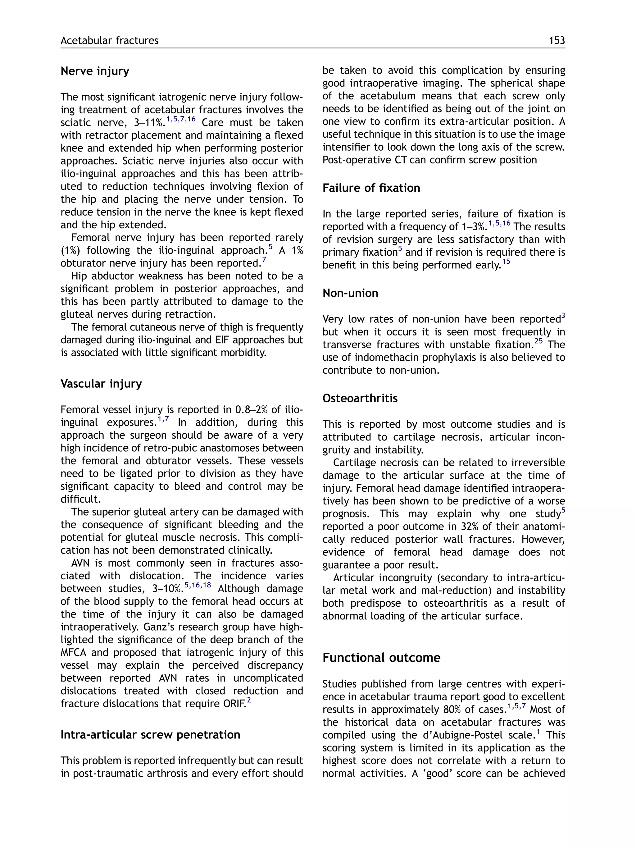 Acetabular fractures | PDF