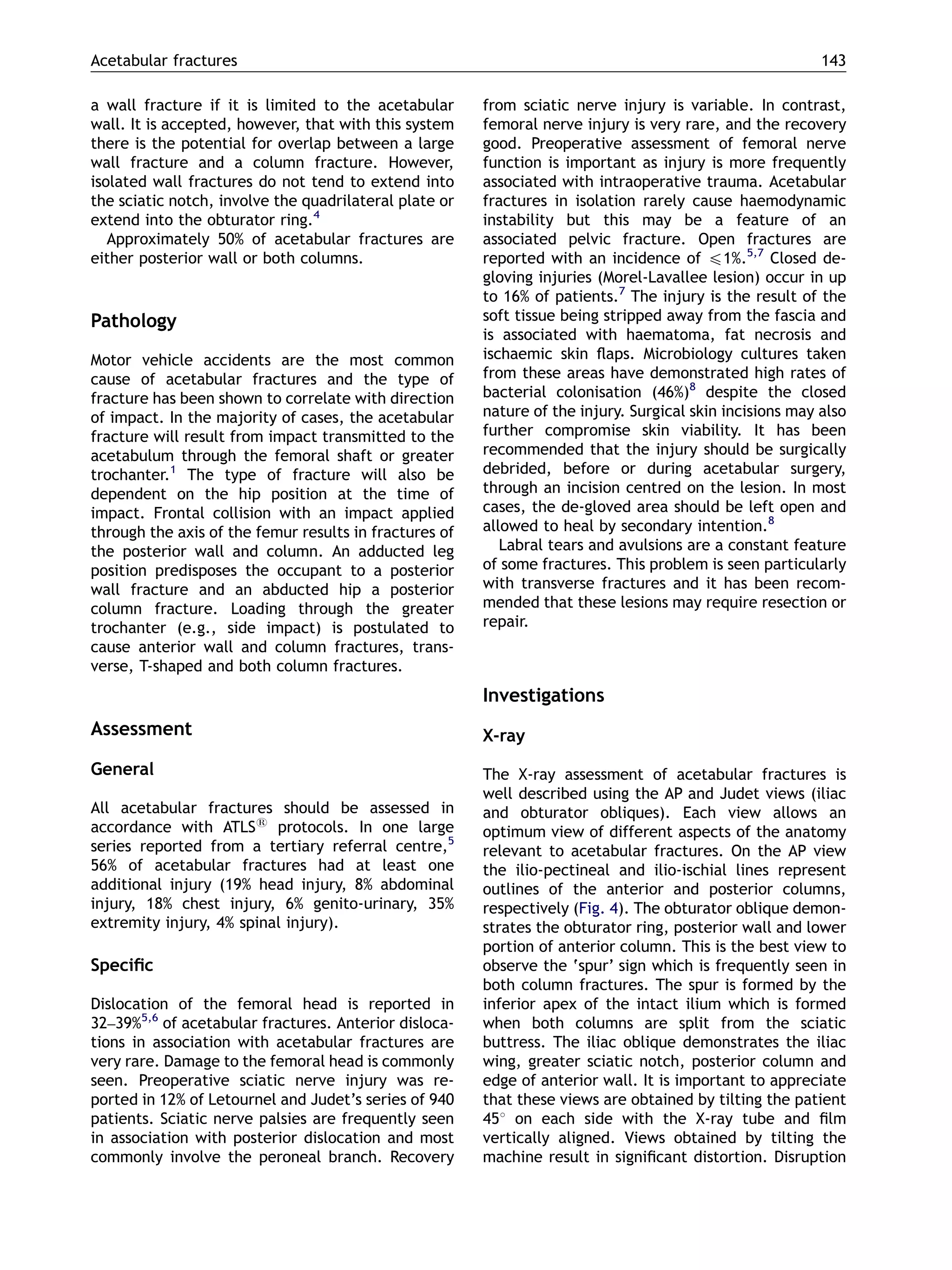 Acetabular fractures | PDF