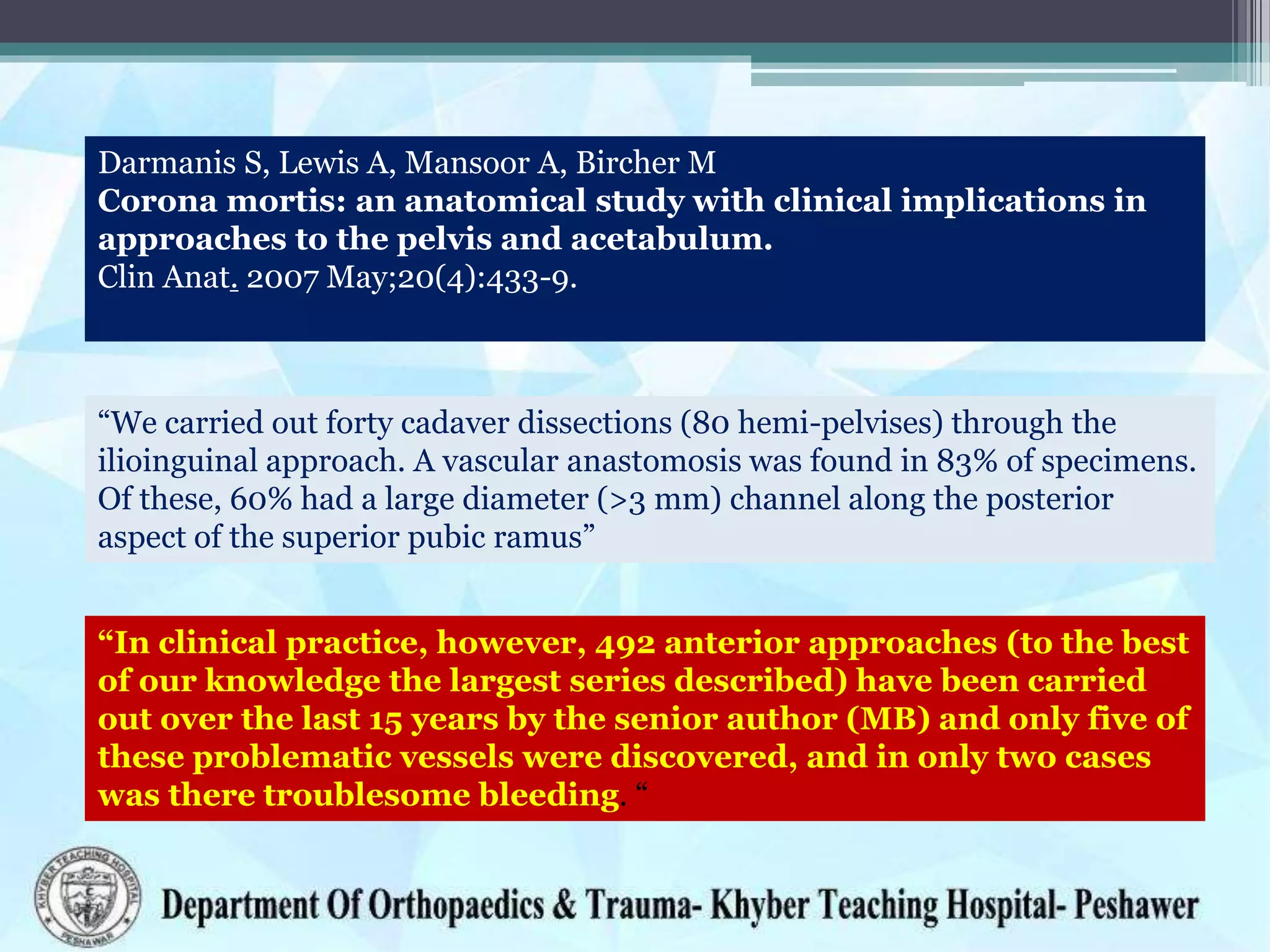 Acetabulum anatomy | PPTX