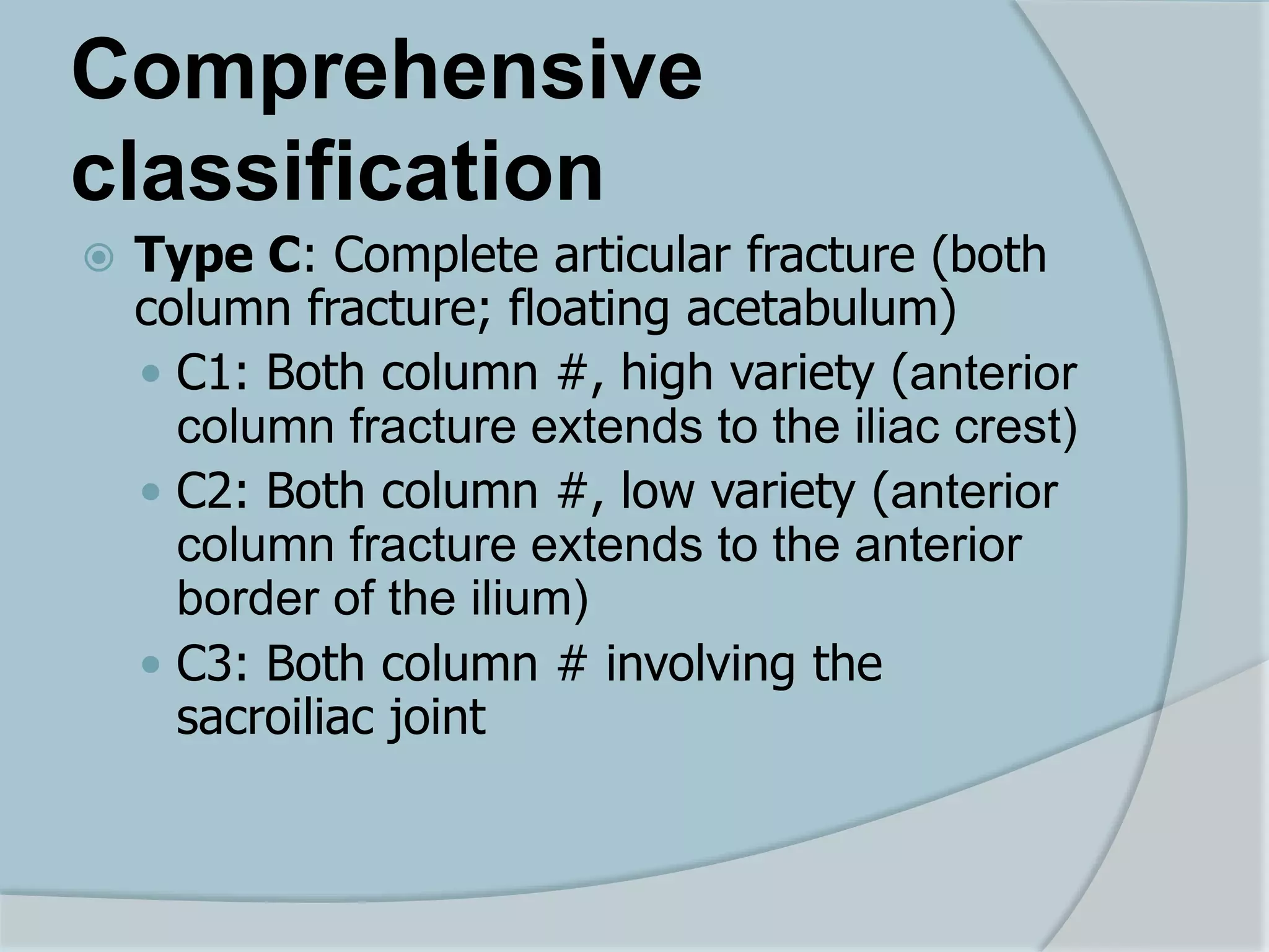 Acetabulum fractures | PPTX
