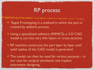 Rapid Prototyping for Orthopedic Surgery - Acetabulum | PPT