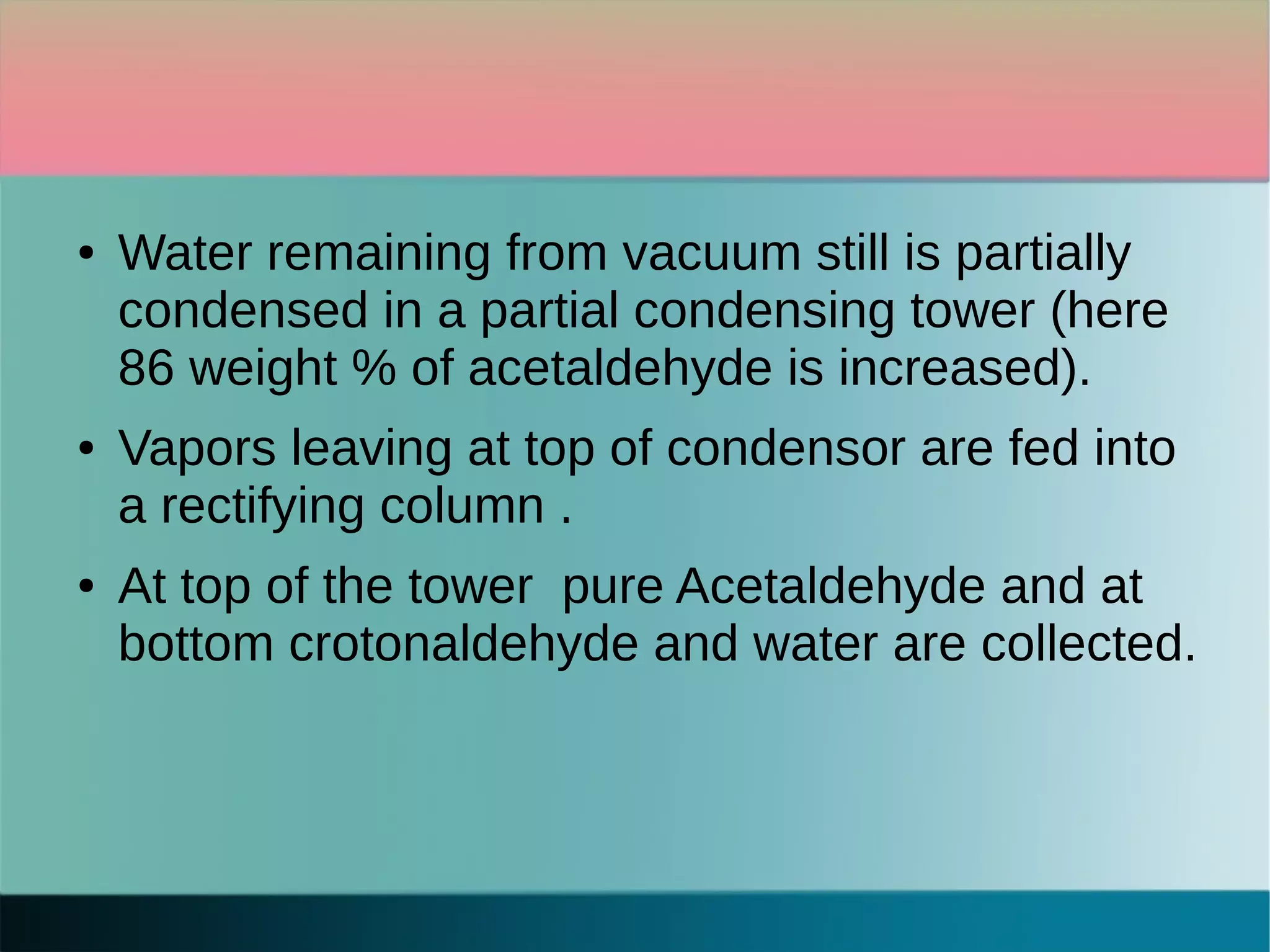 Acetaldehyde preparation method | PDF