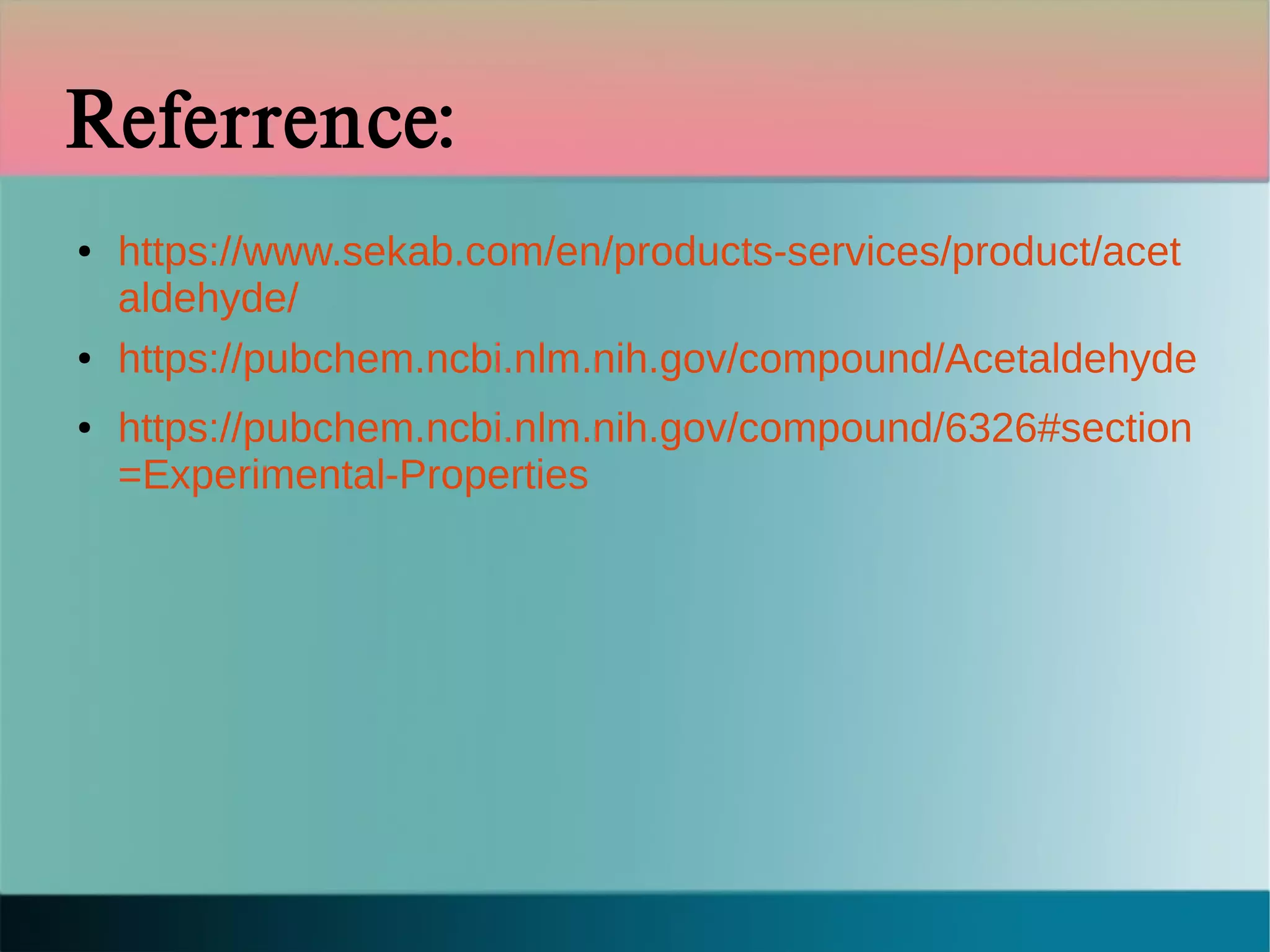 Acetaldehyde preparation method | PDF