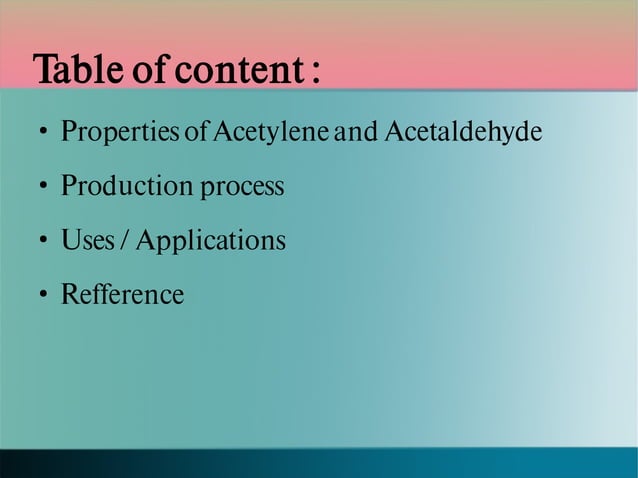 Acetaldehyde preparation method | PDF | Chemistry | Science