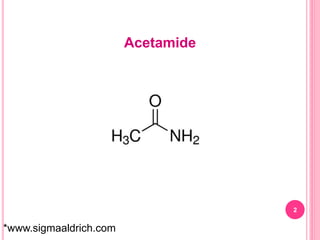 Acetamide | PPTX