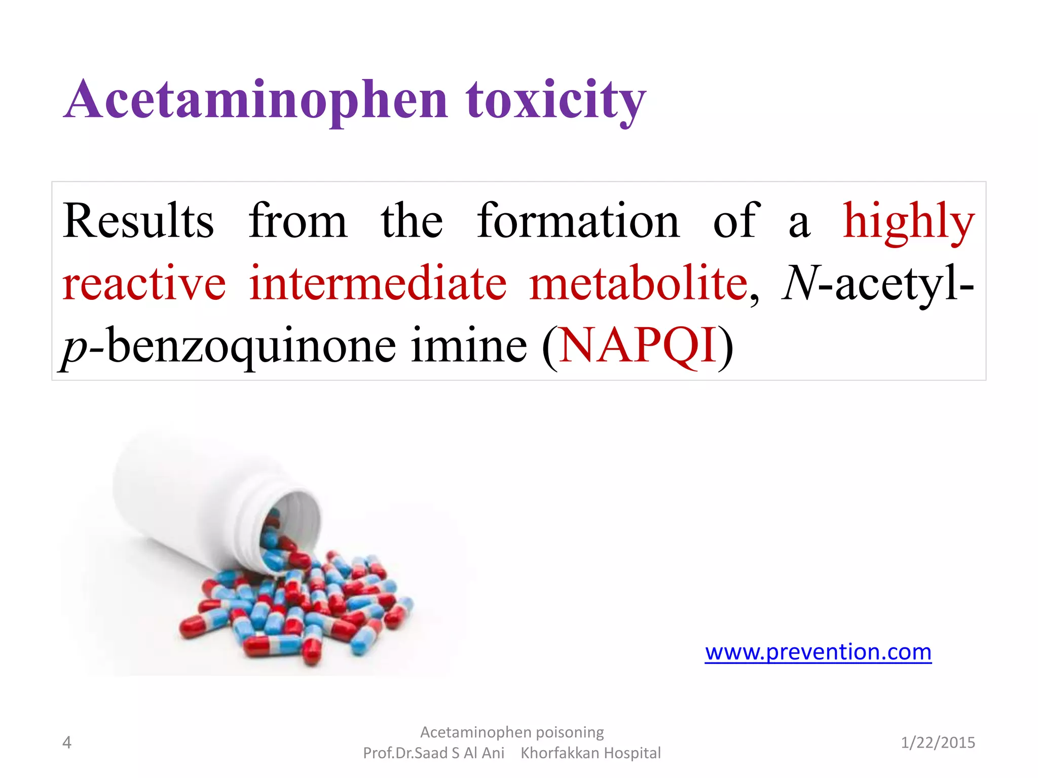 Acetaminophen poisoning | PPTX