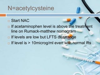 Acetaminophen poisoning | PPTX