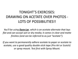 Acetate Overlay Drawings | PPTX