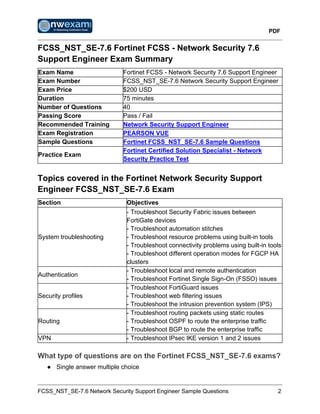 Ace the FCSS_NST_SE-7.6 Exam with Study Guide.pdf