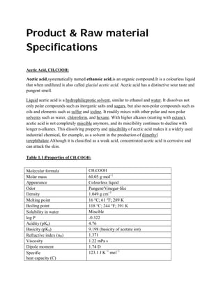 Acetic acid-plant-design | PDF