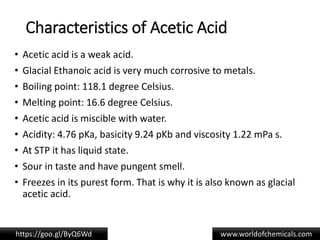 Few things about Acetic acid you must know | PPTX