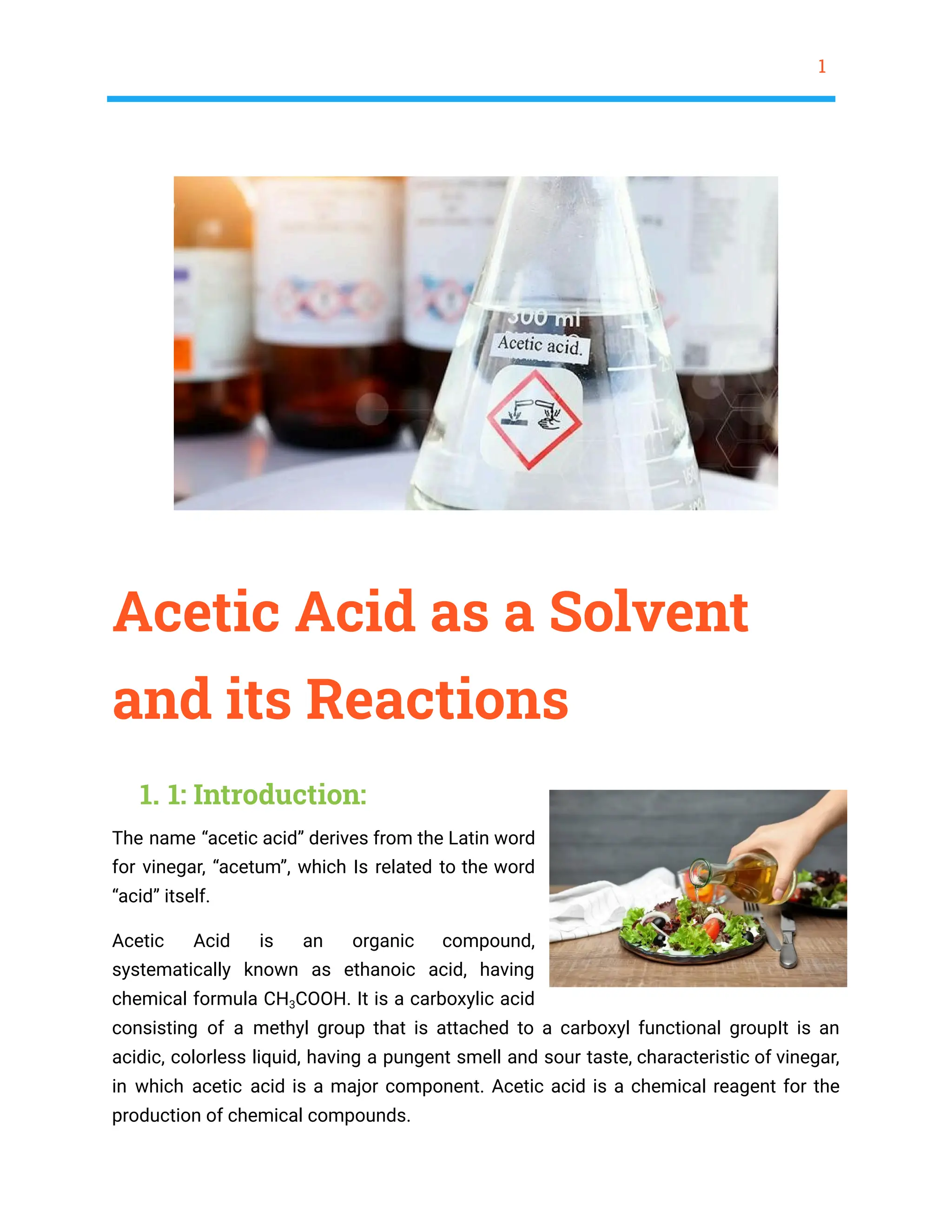 Acetic Acid as a Solvent and its Reactions-2.pdf