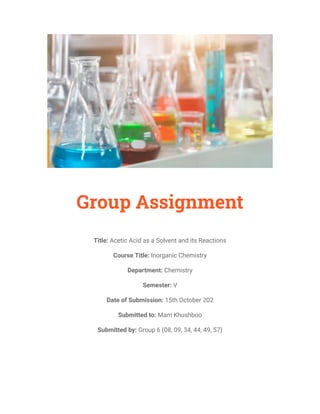 Acetic Acid as a Solvent and its Reactions-2.pdf