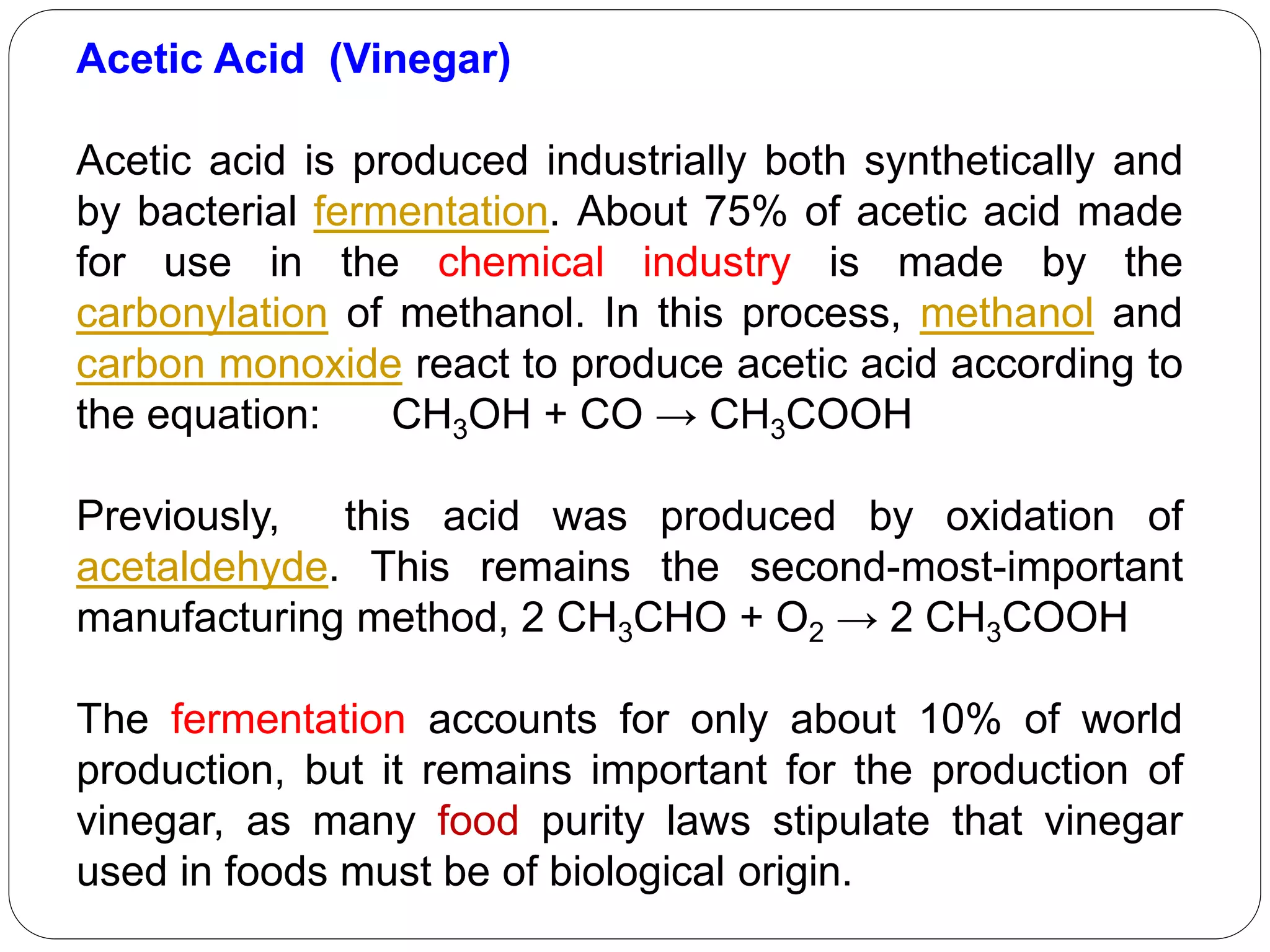 Acetic acid fermentation[1] | PPT