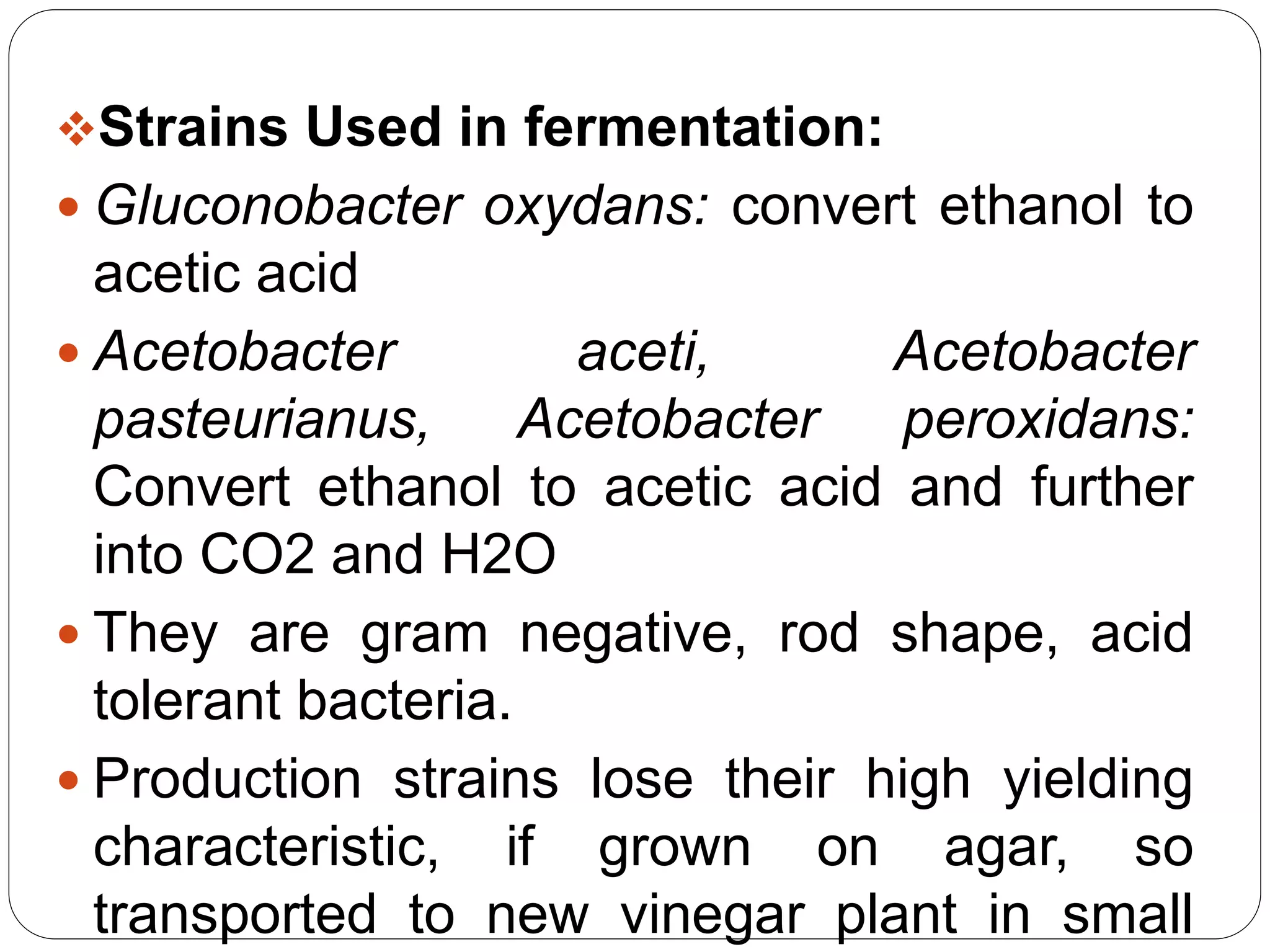 Acetic acid fermentation[1] | PPT