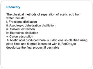 Acetic acid fermentation[1] | PPT