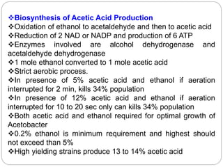 Acetic acid fermentation[1] | PPT