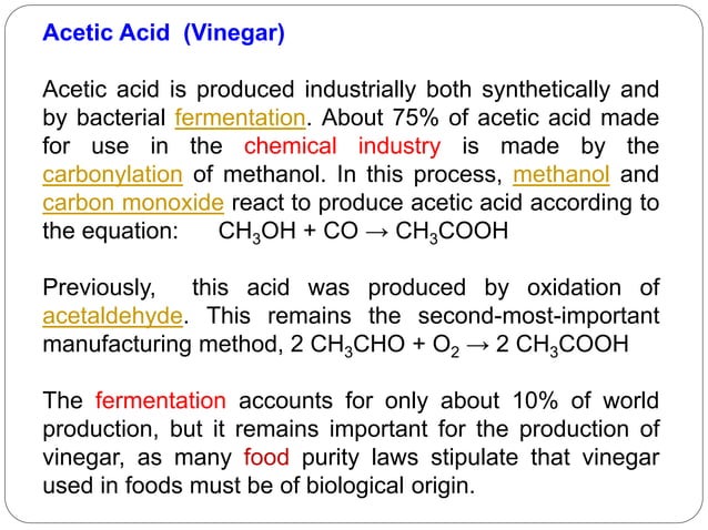 Acetic acid fermentation[1] | PPT