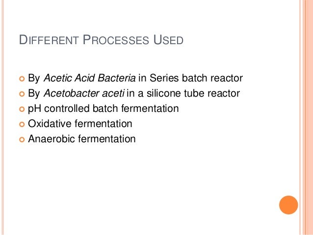 Acetic acid production