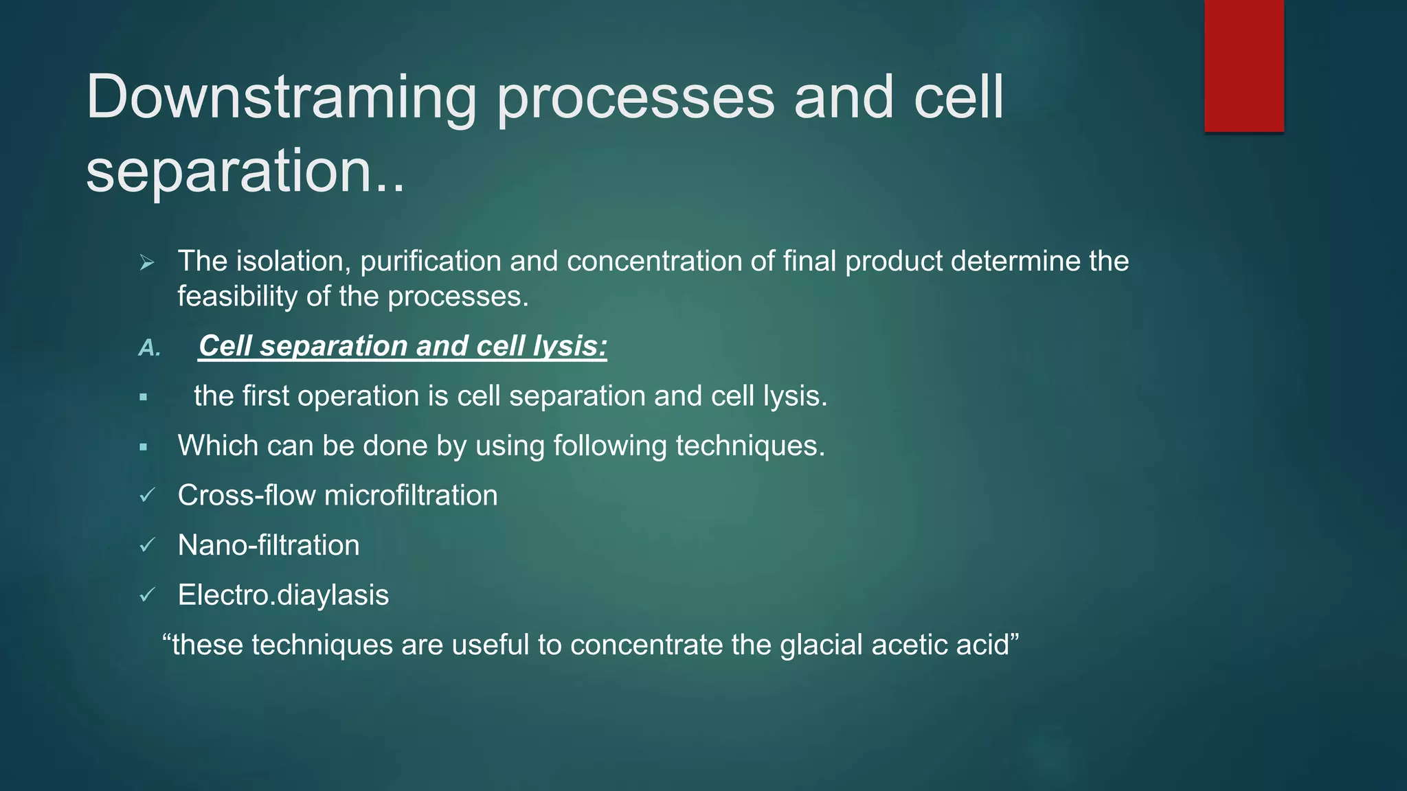 Acetic acid production | PPTX