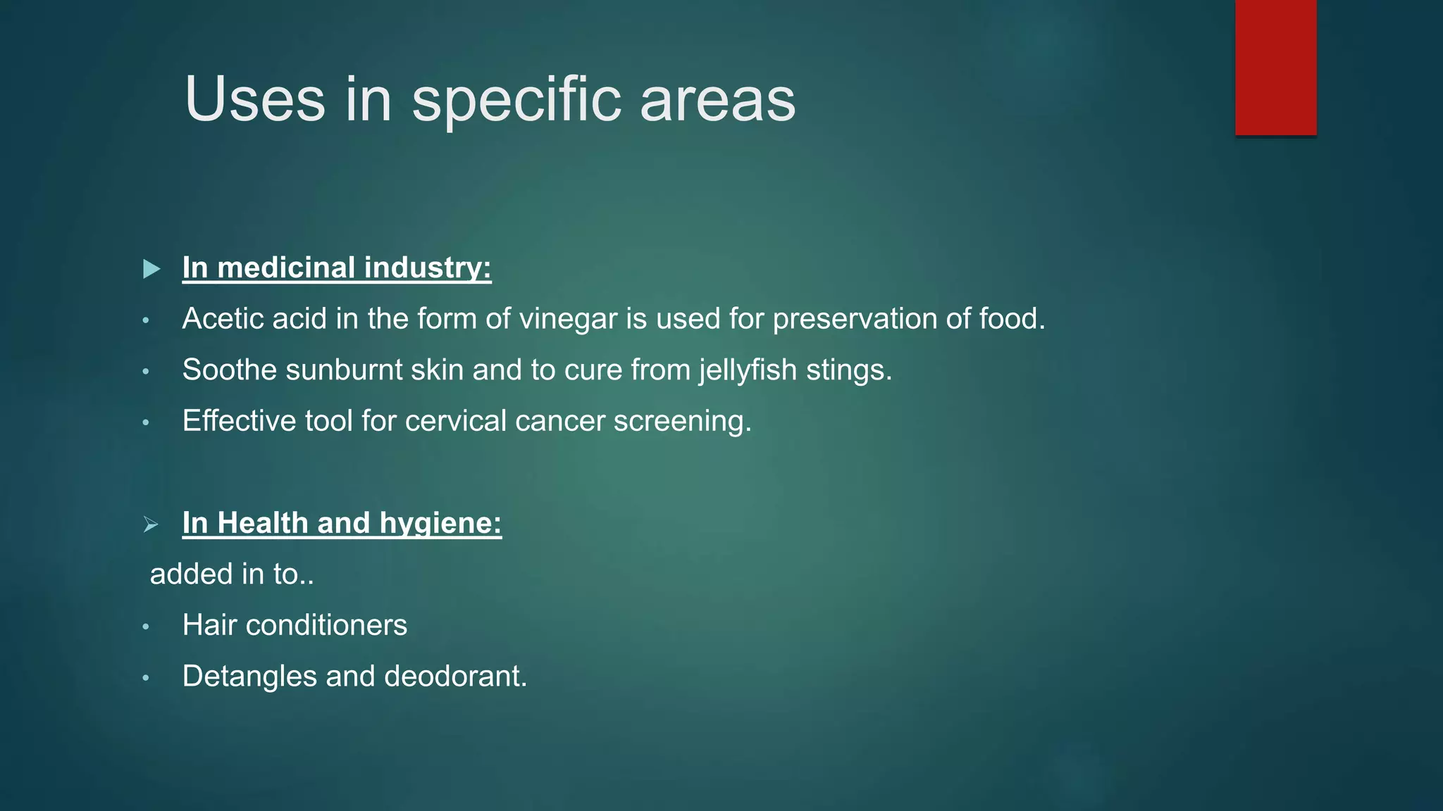 Acetic acid production | PPTX
