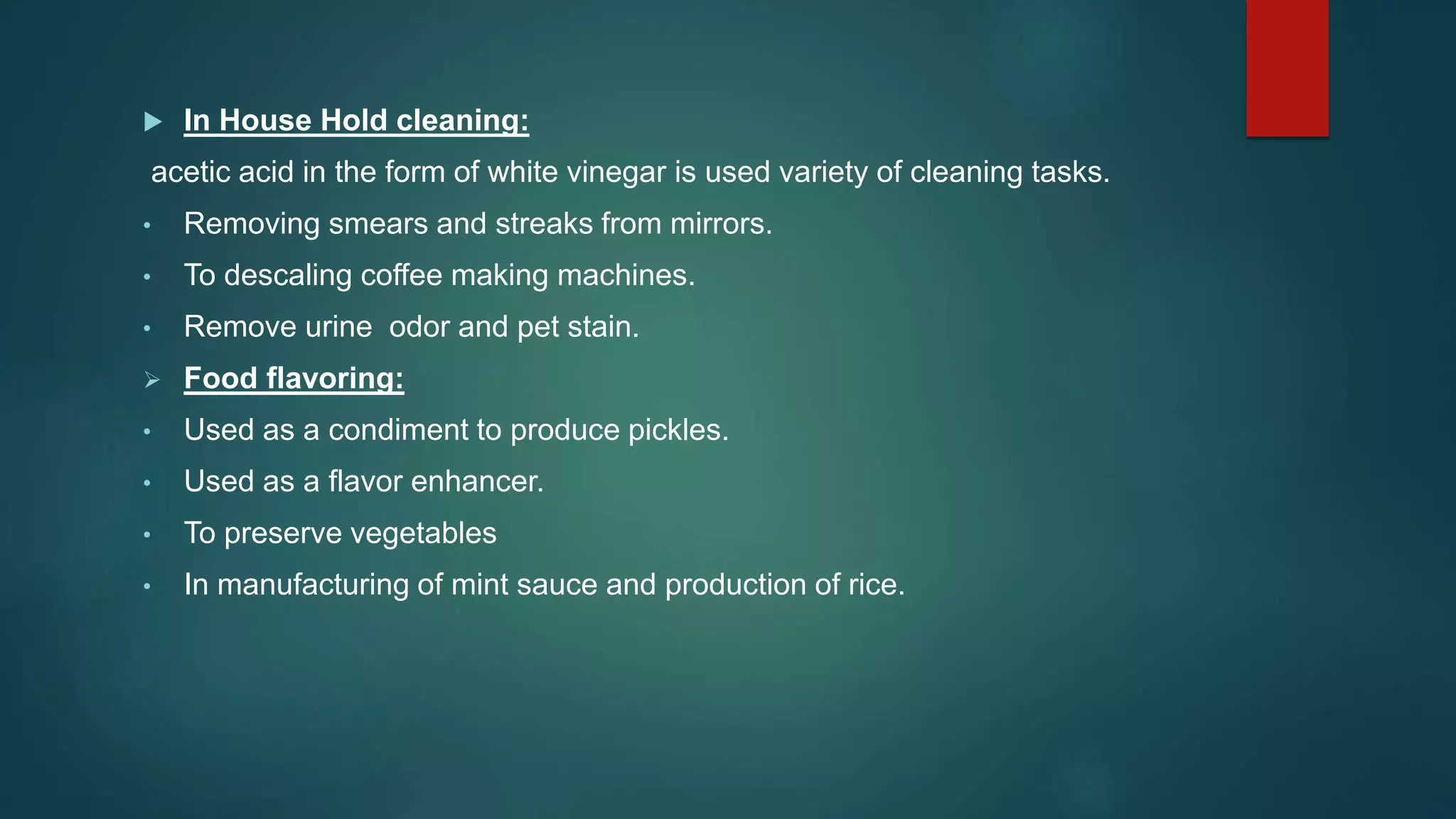 Acetic acid production | PPTX