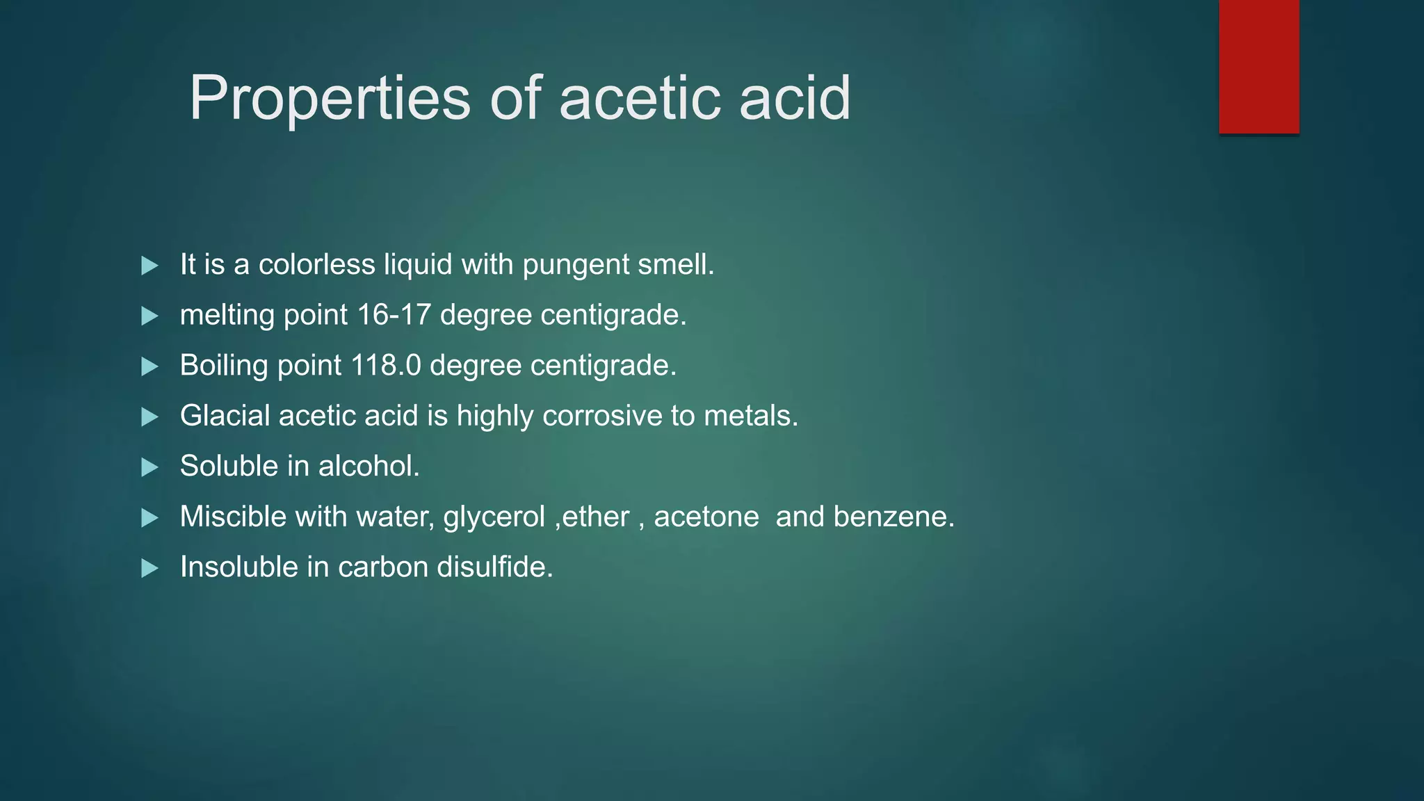 Acetic acid production | PPTX