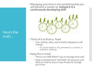 Ace time management | PPTX | Homework and Study | Education