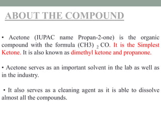 Acetone | PPTX