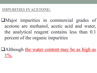 Acetone | PPTX