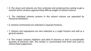 Acetone butanol production | PPT