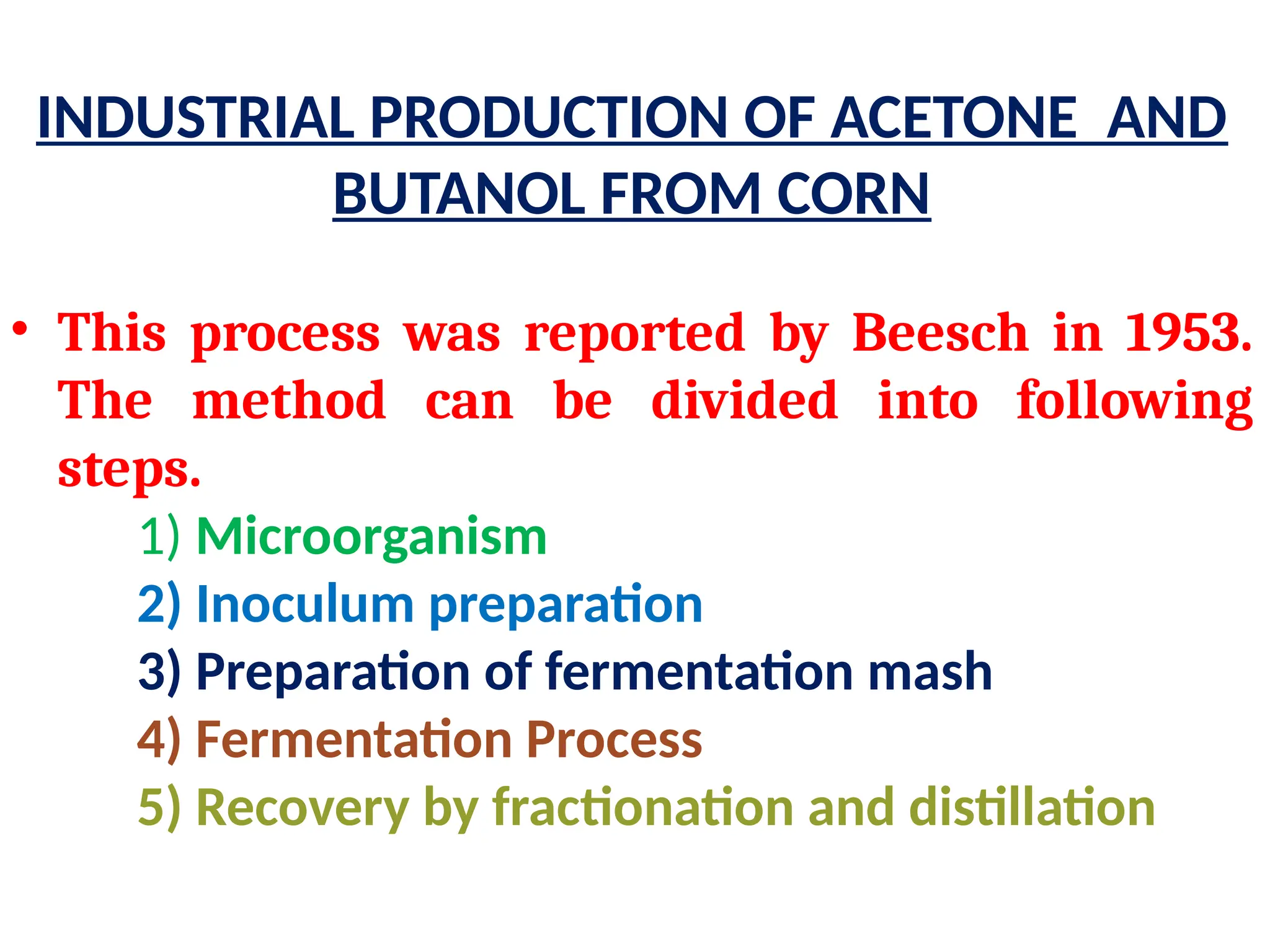 Acetone - Butanol Production in Biotechnology PPT.pptx