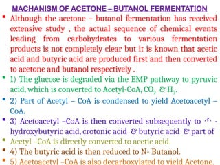 Acetone - Butanol Production in Biotechnology PPT.pptx