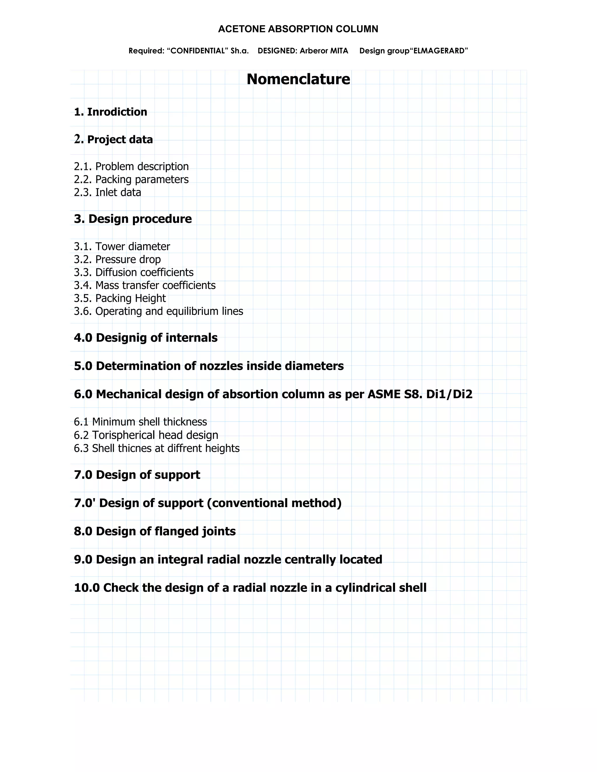 Acetone absorption column | PDF