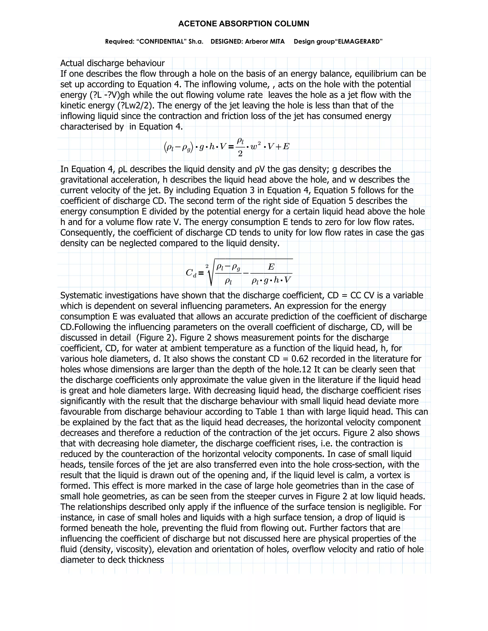 Acetone absorption column | PDF