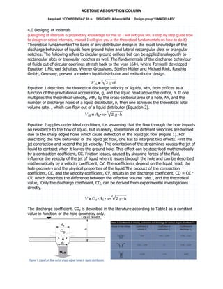 Acetone absorption column | PDF